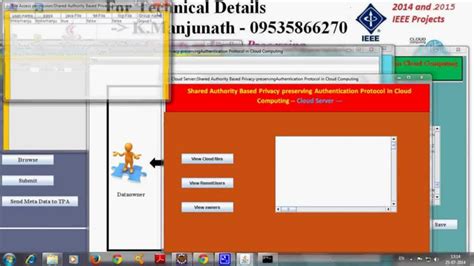 shared authority based privacy preserving authentication protocol in cloud computing youtube