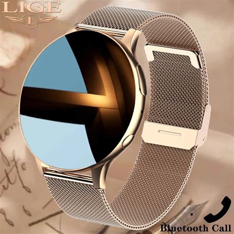 Jual LIGE Jam Tangan Pintar Pria Wanita Panggilan Bluetooth Jam Tangan