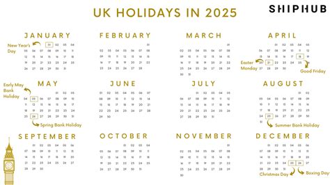2025 Holiday Calendar Dates Uk 2025 Carolyn Nash