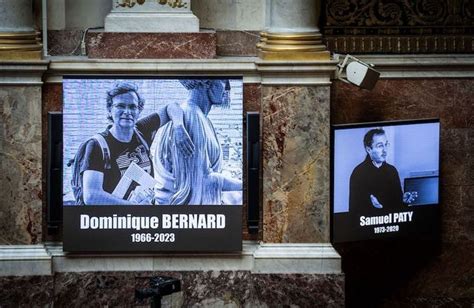 Hommages à Dominique Bernard et Samuel Paty 85 élèves exclus