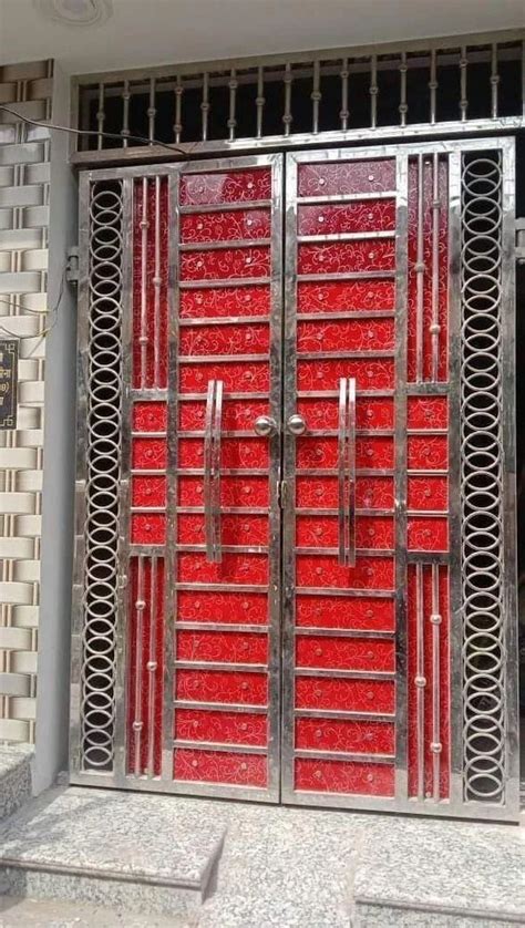 Modern Designer Stainless Steel Main Gate For Home 8x6 Feet At Rs