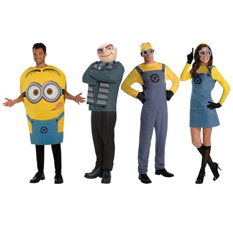New Adult Official Despicable Me Minion Gru Fancy Dress Up Costume Male Female Ebay