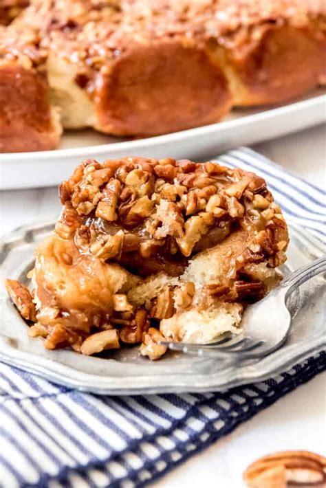 Homemade Caramel Pecan Sticky Bun Recipe House Of Nash Eats