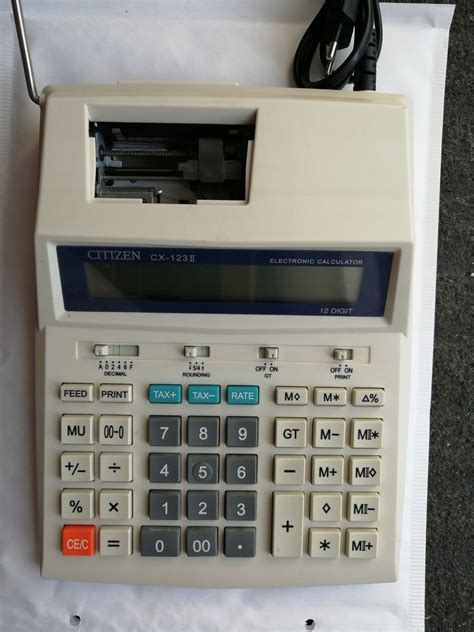 KALKULATOR BIUROWY Z DRUKARKĄ CITIZEN CX 123 II 12511268381