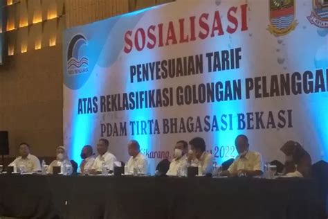 Pdam Tirta Bhagasasi Bekasi Sosialisasikan Penyesuaian Tarif