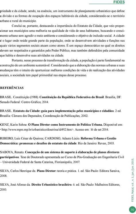 O PLANO DIRETOR COMO INSTRUMENTO FUNDAMENTAL DE PLANEJA MENTO