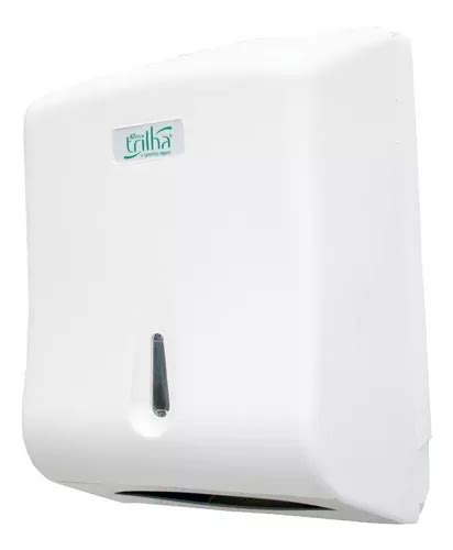 1 Suporte Dispenser Toalheiro Trilha Toalha Papel Interfolha MercadoLivre