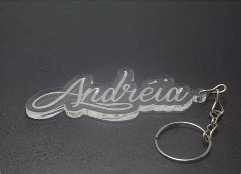 Chaveiro personalizado em acrílico 2 4mm no Elo7 Studio Projetos em