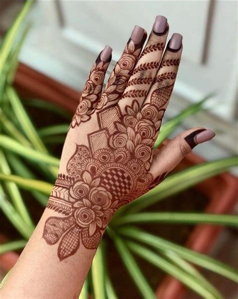 New Design In Mehndi Designs For Beginners Rose Mehndi Designs