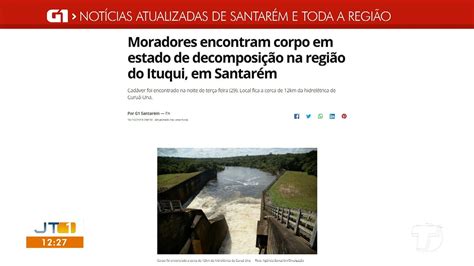 VÍDEOS Jornal Tapajós 1ª edição de quarta feira 30 de outubro