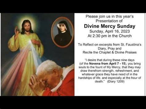 Divine Mercy Chaplet 04162023 YouTube