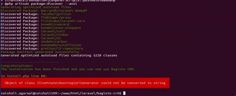 Error On Installation Issue 32 Krayin Laravel Crm GitHub