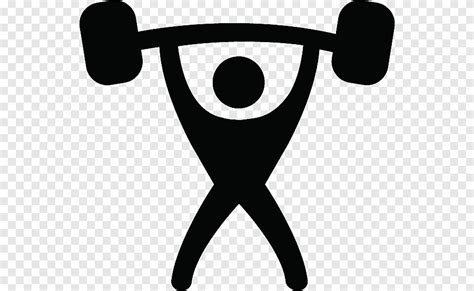 Black Person Lifting Barbell Illustration Computer Icons Physical