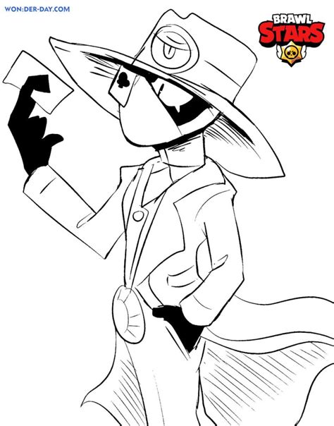 Desenho Para Colorir Brawl Stars Squeak