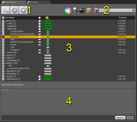 Using The Unreal Frontend Tool Unreal Engine 54 Documentation Epic Developer Community