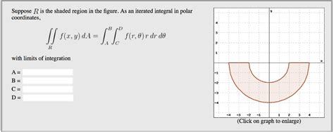 solved suppose r is the shaded region in the figure as an