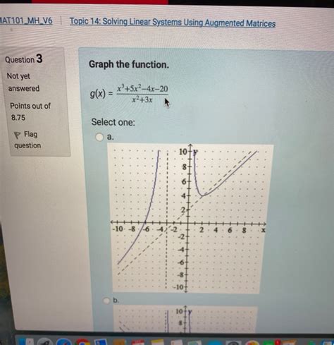 solved 1at101 mh v6 topic 14 solving linear systems using
