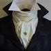 Regency Brummel Victorian Ascot Necktie Tie Cravat White Etsy
