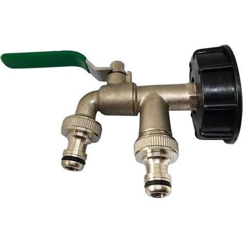 Adaptateur De Réservoir D Eau Ibc S60 X 6 Vers Robinet De Jardin En