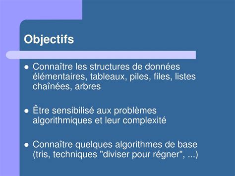 Ppt Algorithme Et Structure De Donn Es Powerpoint Presentation Free