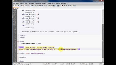it5302 07 javascript function event and html dom youtube