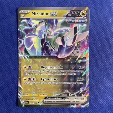 Miraidon EX 122 162 Double Rare Full Art Temporal Forces Pokémon Card
