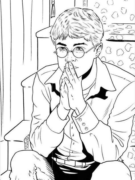 Kawaii Harry Potter Coloring Pages Coloring Pages