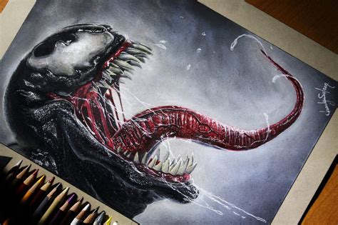 Dibujo Realista Venom Arte Amino Amino