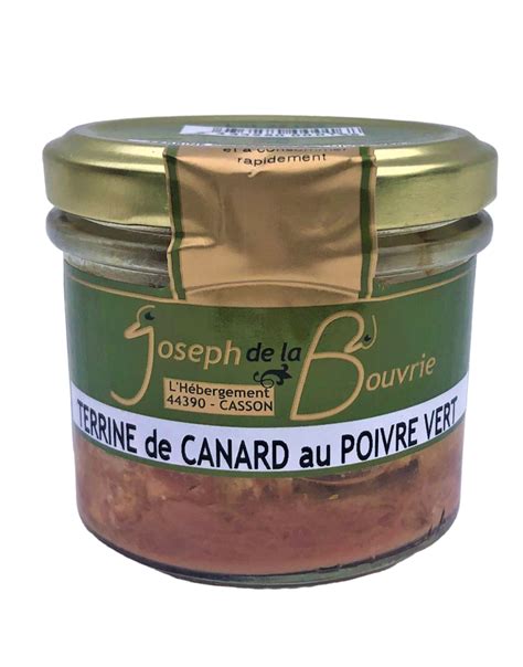 Terrine De Canard Au Poivre Vert 90 Grammes
