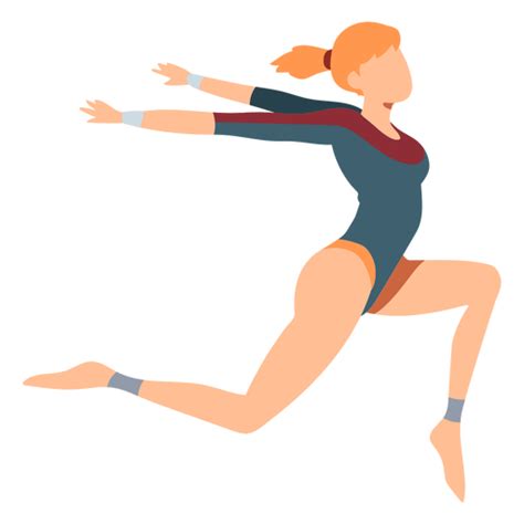 Gimnasta Leotardo Body Stocking Ejercicio Acrobacia Flexibilidad Plana