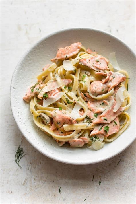 Lemon Dill Salmon Pasta Salt Lavender