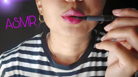 ASMR SPIT PAINTING YOU With Objects Doing Your Spit Makeup Mouth