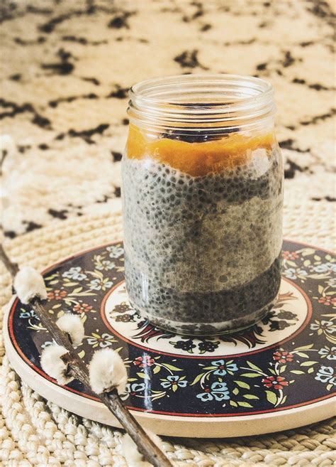 Pudding Aux Graines De Chia Lait D Amande Et Coulis D Abricots Du