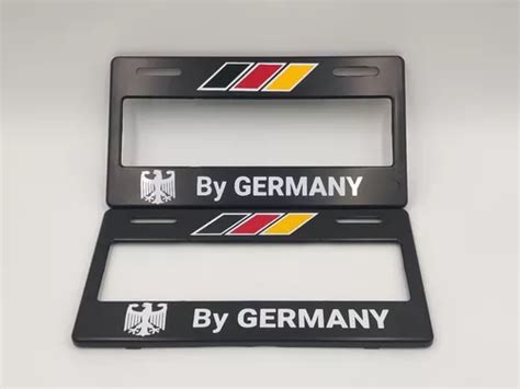 Marco Portaplacas Germany Alemania Deutschland Alfanum Rico Mercadolibre
