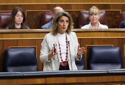 Teresa Ribera comparece este miércoles en el Congreso para dar cuenta
