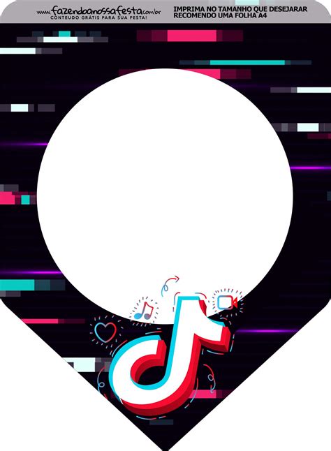 Qualquer Um Carneiro Reprovado Bandeirola Tik Tok Para Imprimir
