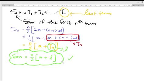 sum of the first nth terms 2 5 arithmetic progressions youtube