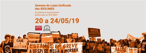 Semana de Luta das IEES IMES vai até sexta 24