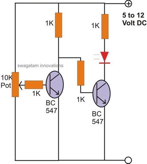 Relay Driver Circuit Using Transistor Bc