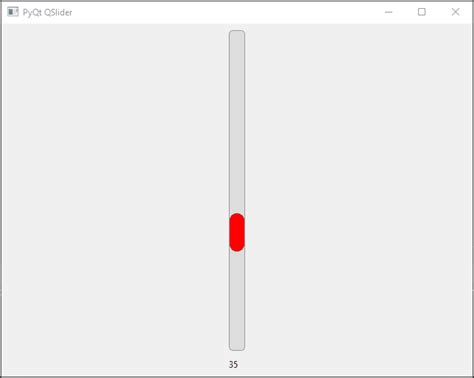 PyQt QSlider