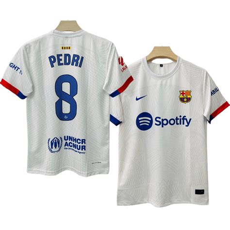 Fc Barcelona 2023 24 Pedri Away Jersey Cyberried Store