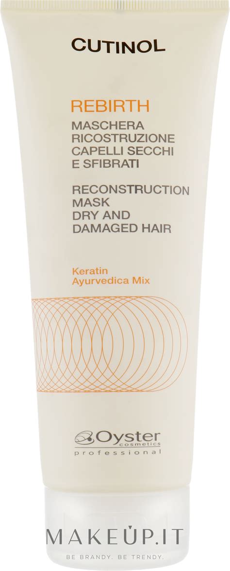 Oyster Cosmetics Cutinol Rebirth Mask Maschera Alla Cheratina Per La