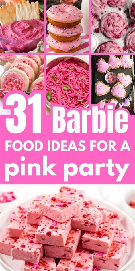 51 Best Pink Party Food Ideas Savory Sweet Recipe Pink Party