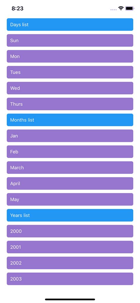react native sectionlist explanation with example codevscolor