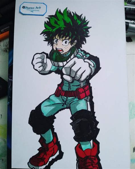 Drawing Deku Bnha Anime Amino