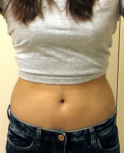Two Dermals Above The Belly Button Belly Button Piercing Jewelry Belly Button Piercing Cute