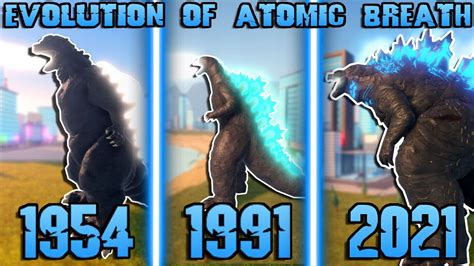Godzilla Atomic Breath Evolution Kaiju Universe Youtube