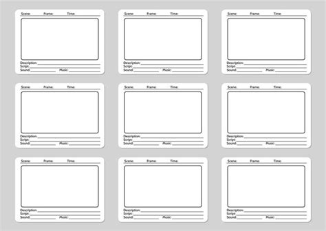 Premium Vector Storyboard Template For Film