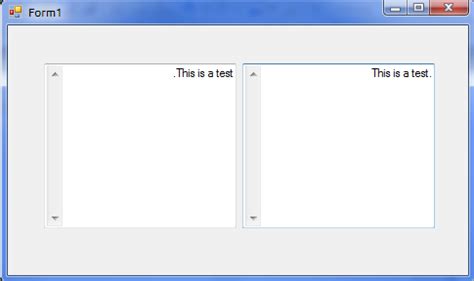 C TextBox With Vertical Scrollbar On The Left Side Stack Overflow