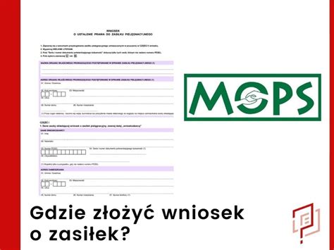 Zasiłek pielęgnacyjny 2025 kwota wniosek online lub druk SR 3